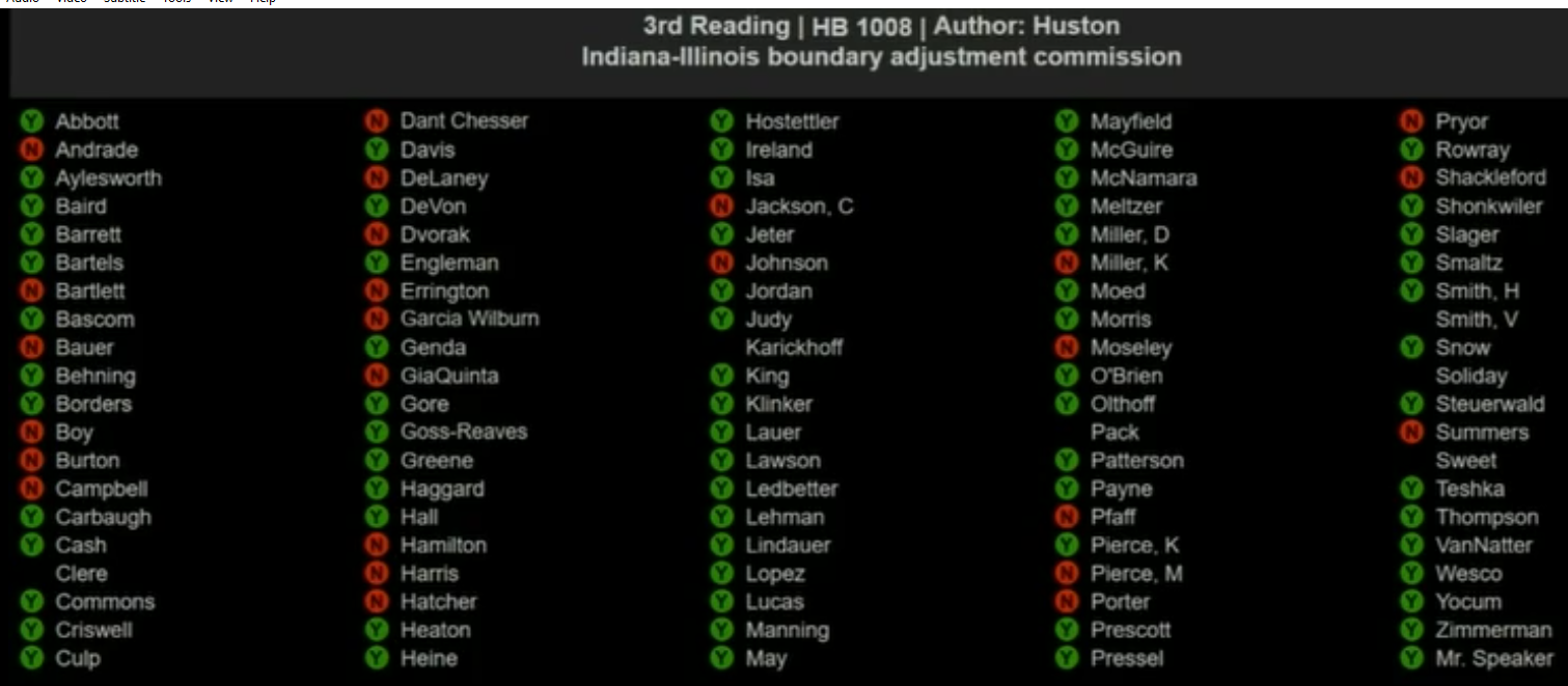 “Greater Indiana” bill passes Indiana House – Red-State Secession